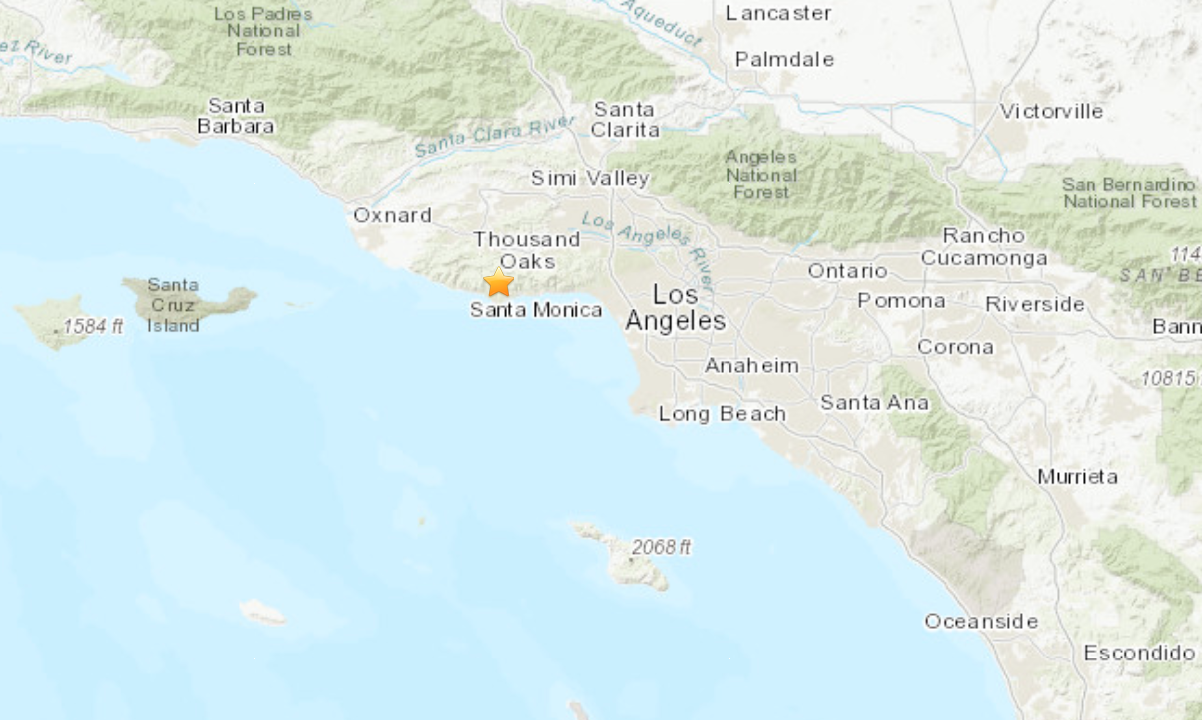 Preliminary Magnitude 3.5 Earthquake Strikes Near Los Angeles Coast ...