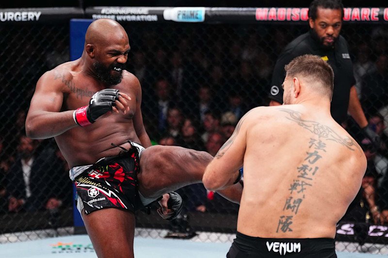 UFC 309: Jon Jones Retains Heavyweight Title with 3rd-Round TKO Victory ...